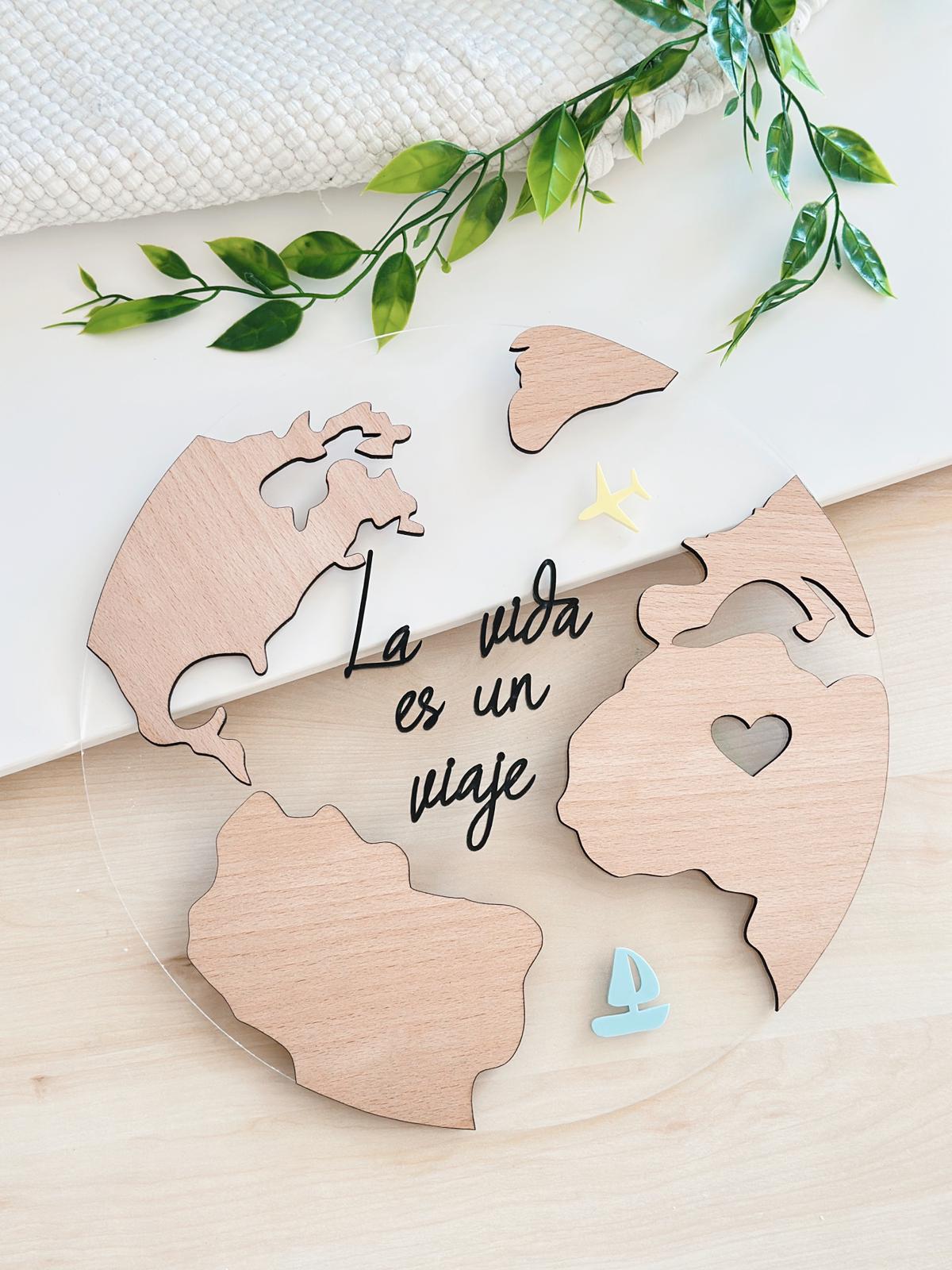 Mapa Mundi Circular – Marval Shop